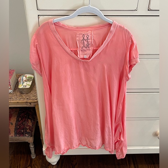 Johnny Was | Tops | Johnny Was Pete Greta S Coral Oversized Tunic ...